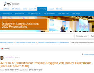 Adsurgo Presents Mixture Model Analysis at JMP Discovery - Adsurgo